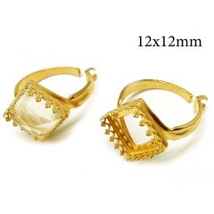 Adjustable Locking Rings - Ring Settings