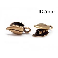 Hidden Crimp End Caps - End caps & Cones - Findings & Components