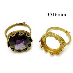 Adjustable Locking Rings - Ring Settings