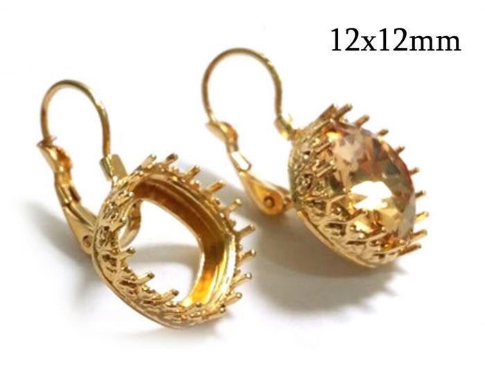 Leverback Earring Settings